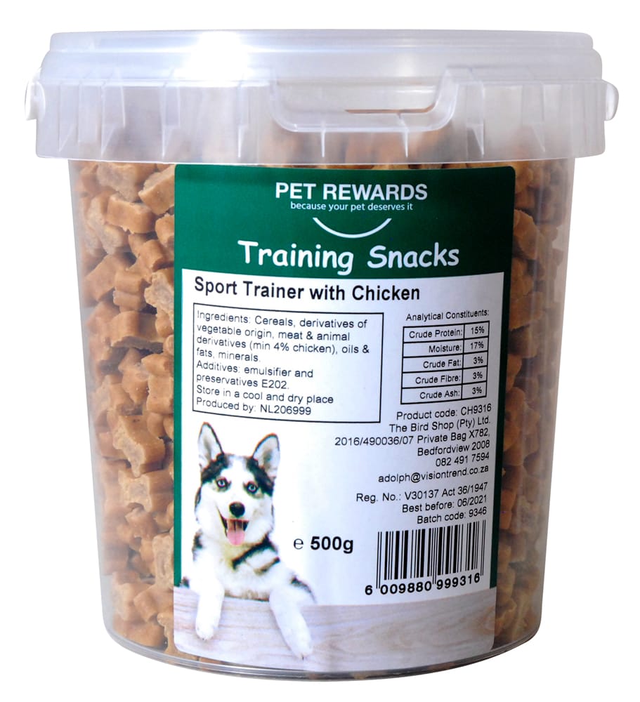 Sport trainer with Chicken - 8 x 500g Tubs - Pet Rewards